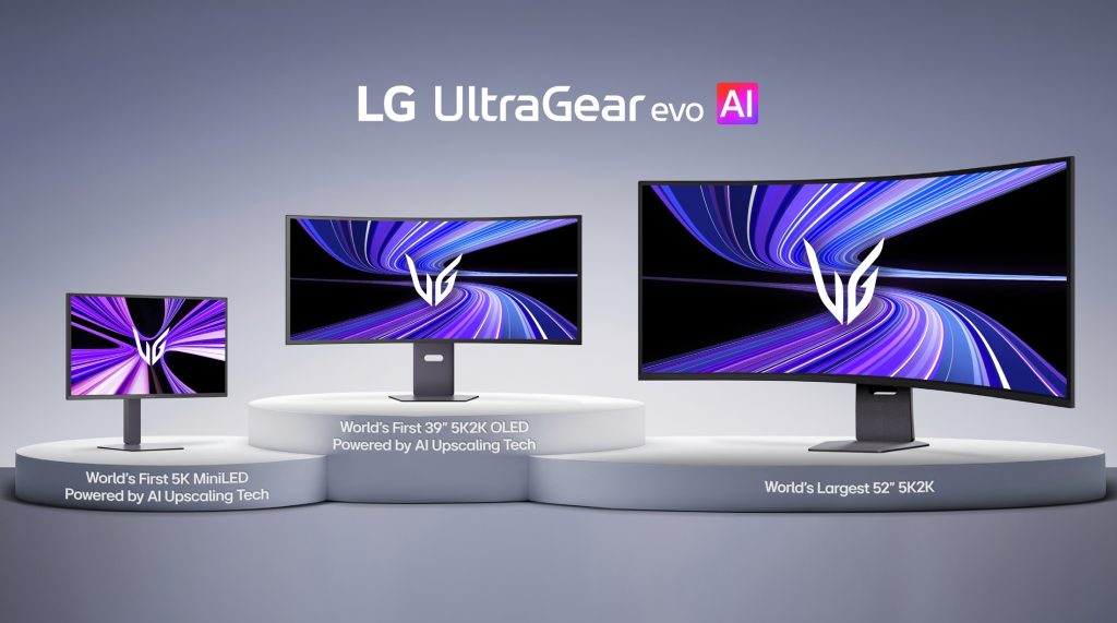 LG Unveils UltraGear Evo Gaming Lineup with 5K AI Upscaling | IPS Monitor